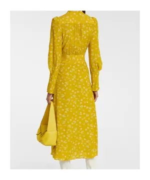 Dorothee Schumacher Eccentric Floral Silk-blend Midi Dress