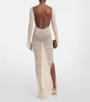 AYA MUSE Sequined Maxi Dress
