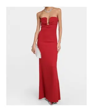 Roland Mouret Strapless Cady Gown