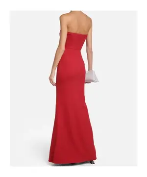 Roland Mouret Strapless Cady Gown