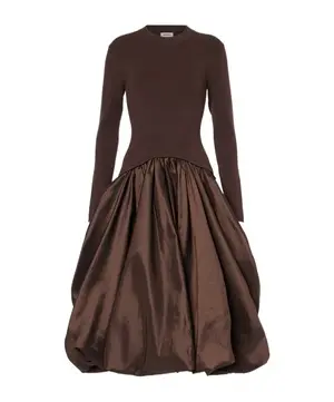 Simkhai Long-sleeved Dress - Brown