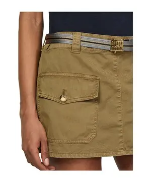 Miu Miu Cargo Mini Skirt - Green