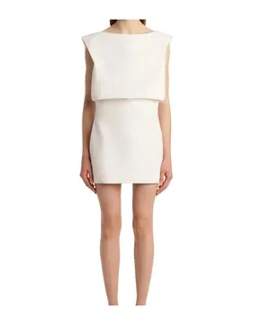 Khaite Sleeveless Zip-up Mini Dress