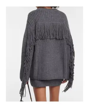 LISA YANG Hilma Fringed Cashmere Sweater