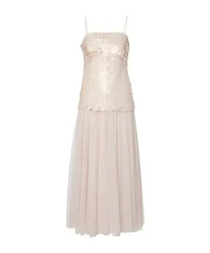 Simkhai Suspender Dress - Nude