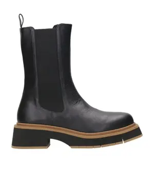 PALOMA BARCELO Round Head Chelsea Boots - Black