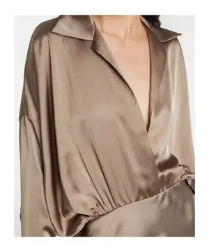 Norma Kamali Long-sleeved Gown