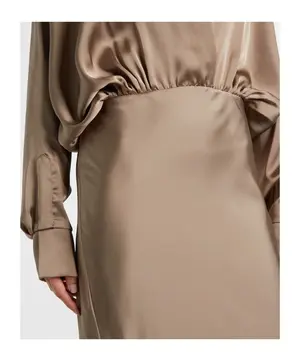 Norma Kamali Long-sleeved Gown
