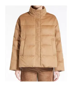 Max Mara High Neck Long-sleeved Coat