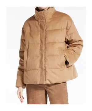Max Mara High Neck Long-sleeved Coat