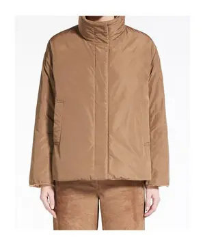 Max Mara High Neck Long-sleeved Coat
