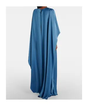 Simkhai Izel Caped Satin Gown