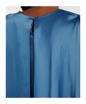 Simkhai Izel Caped Satin Gown
