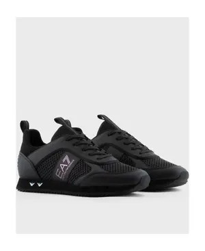 EA7 Logo-print Panelled-design Sneakers
