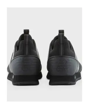 EA7 Logo-print Panelled-design Sneakers