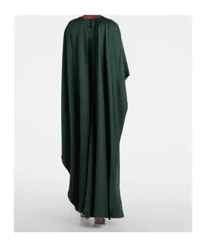 Simkhai Caped Satin Gown