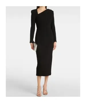 Roland Mouret Wool Crêpe Midi Dress