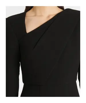 Roland Mouret Wool Crêpe Midi Dress