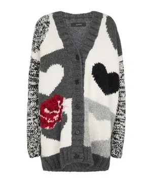 JOSEPH Embroidered Pattern Sweater - Black