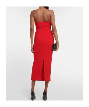 Roland Mouret Origami Wool Midi Dress