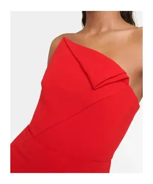 Roland Mouret Origami Wool Midi Dress