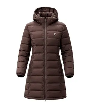 Guess Long-sleeved Cotton-padded Jacket - Black