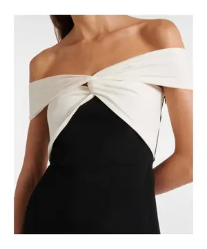 Roland Mouret Off-shoulder Cady Maxi Dress