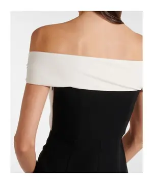 Roland Mouret Off-shoulder Cady Maxi Dress
