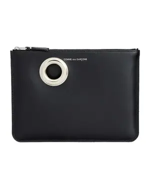 Comme Des Garçons Zipper Clutch - Black