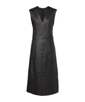 JOSEPH V-neck Midi Dress - Black