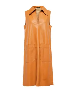 JOSEPH Berwick Midi Dress - Orange
