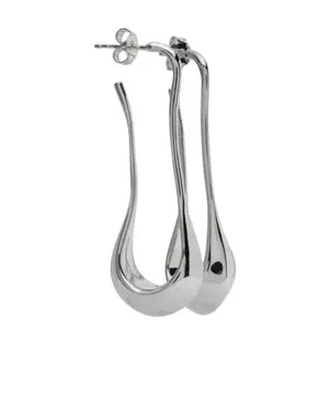LEMAIRE Short Drop Earrings - Silver