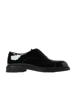 Emporio Armani Patent Leather Lace-up Oxford Shoes