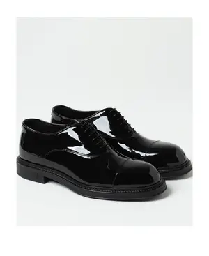 Emporio Armani Patent Leather Lace-up Oxford Shoes