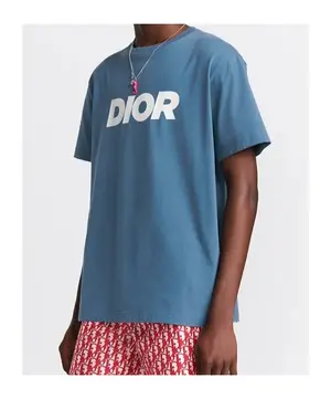 Dior Logo Printed Crewneck T-shirt