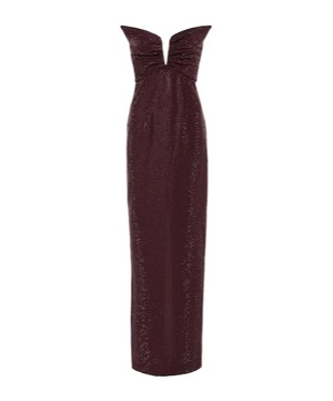 Roland Mouret Crystal-embellished Gown - Red