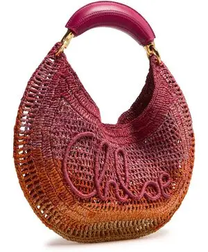 Chloé Summer Banana Hobo Bag - Red