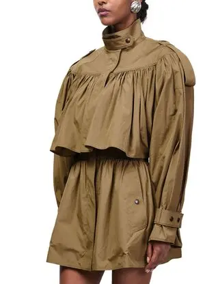 Chloé Gathered Coat
