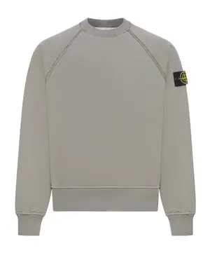 Stone Island Logo Patch Crewneck Sweatshirt