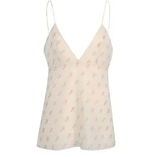 Khaite Timy Printed Camisole - Nude