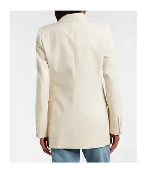 NILI LOTAN Weston Double-breasted Virgin Wool Blazer