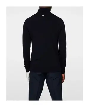 J. Lindeberg Long Sleeve Logo Knit Sweater