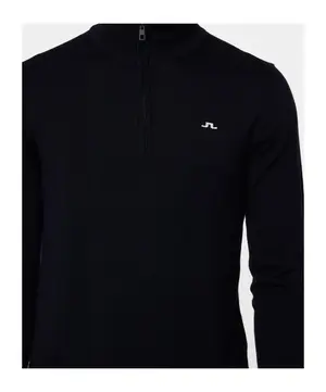 J. Lindeberg Long Sleeve Logo Knit Sweater