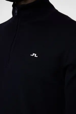 J. Lindeberg Long Sleeve Logo Knit Sweater