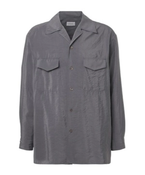 LEMAIRE Silk-blend Shirt - Gray