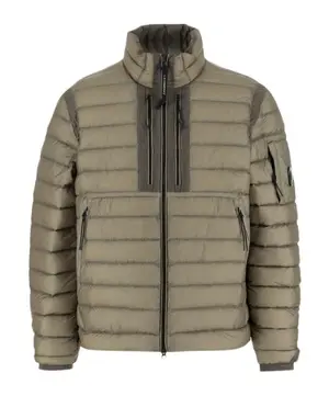 C.P. COMPANY D.d. Shell Goggle Down Jacket - Gray