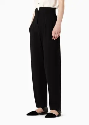 Emporio Armani Barathea Wool Casual Pants