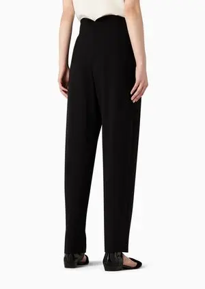 Emporio Armani Barathea Wool Casual Pants