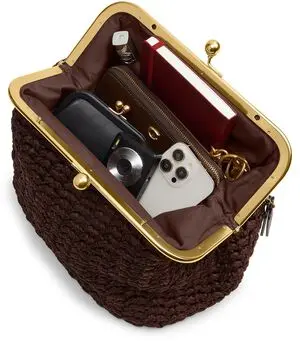 COACH Large Kisslock 27 Frame Bag