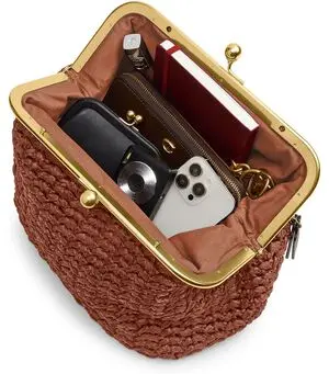 COACH Large Kisslock 27 Frame Bag